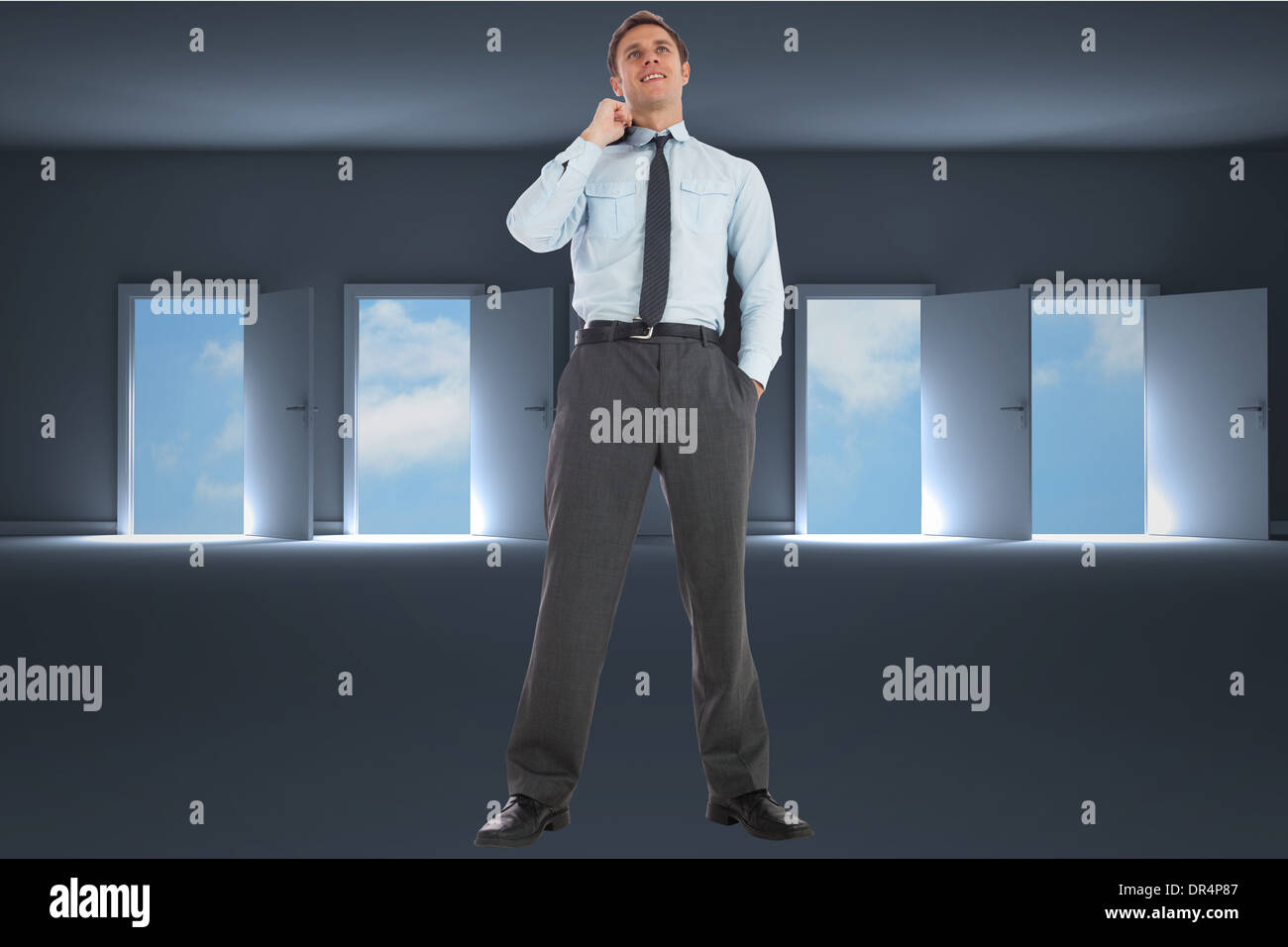 Holding open jacket hi-res stock photography and images - Alamy