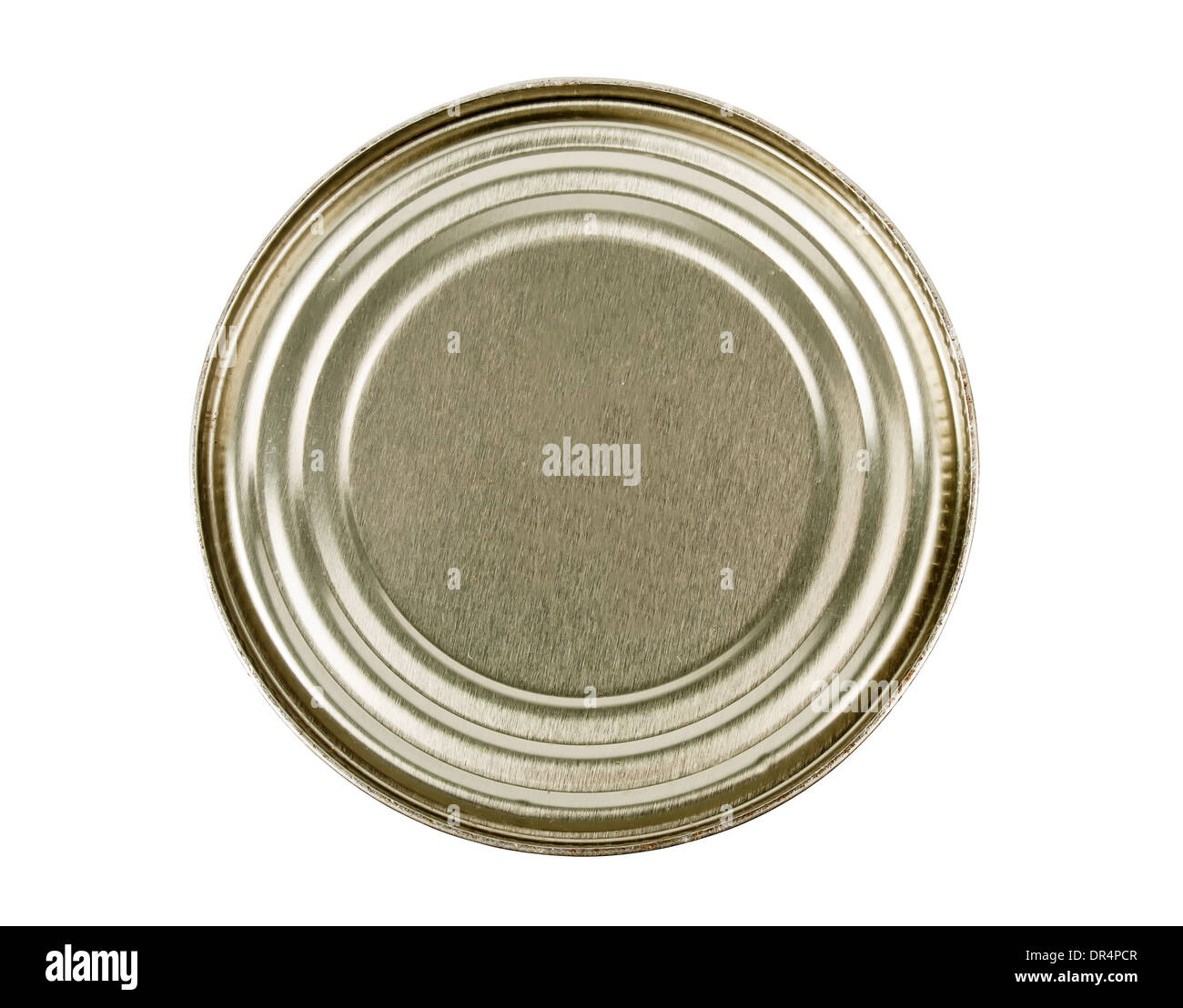 top view of a tin can, studio shot, isolated Stock Photo - Alamy