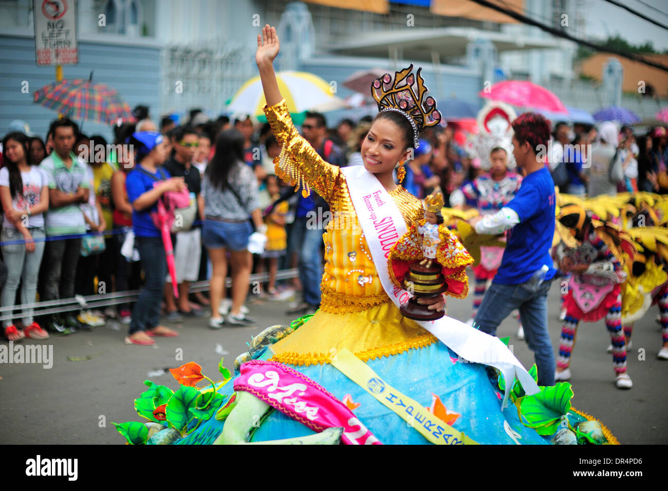 Sinulog Festival Queen 2014 Cebu City Philippines Stock Photo - Alamy