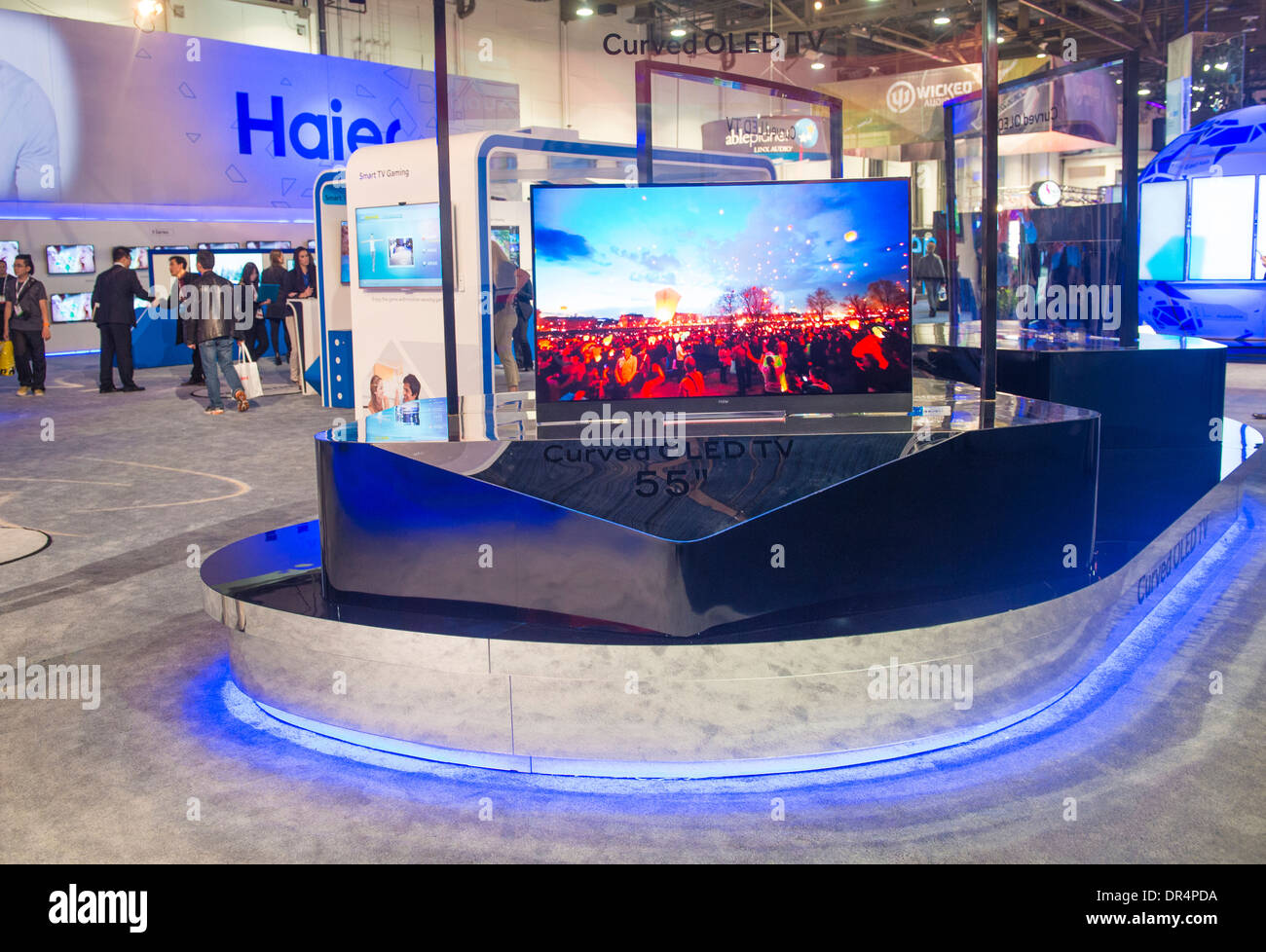 The Haier booth at the CES show in Las Vegas Stock Photo - Alamy