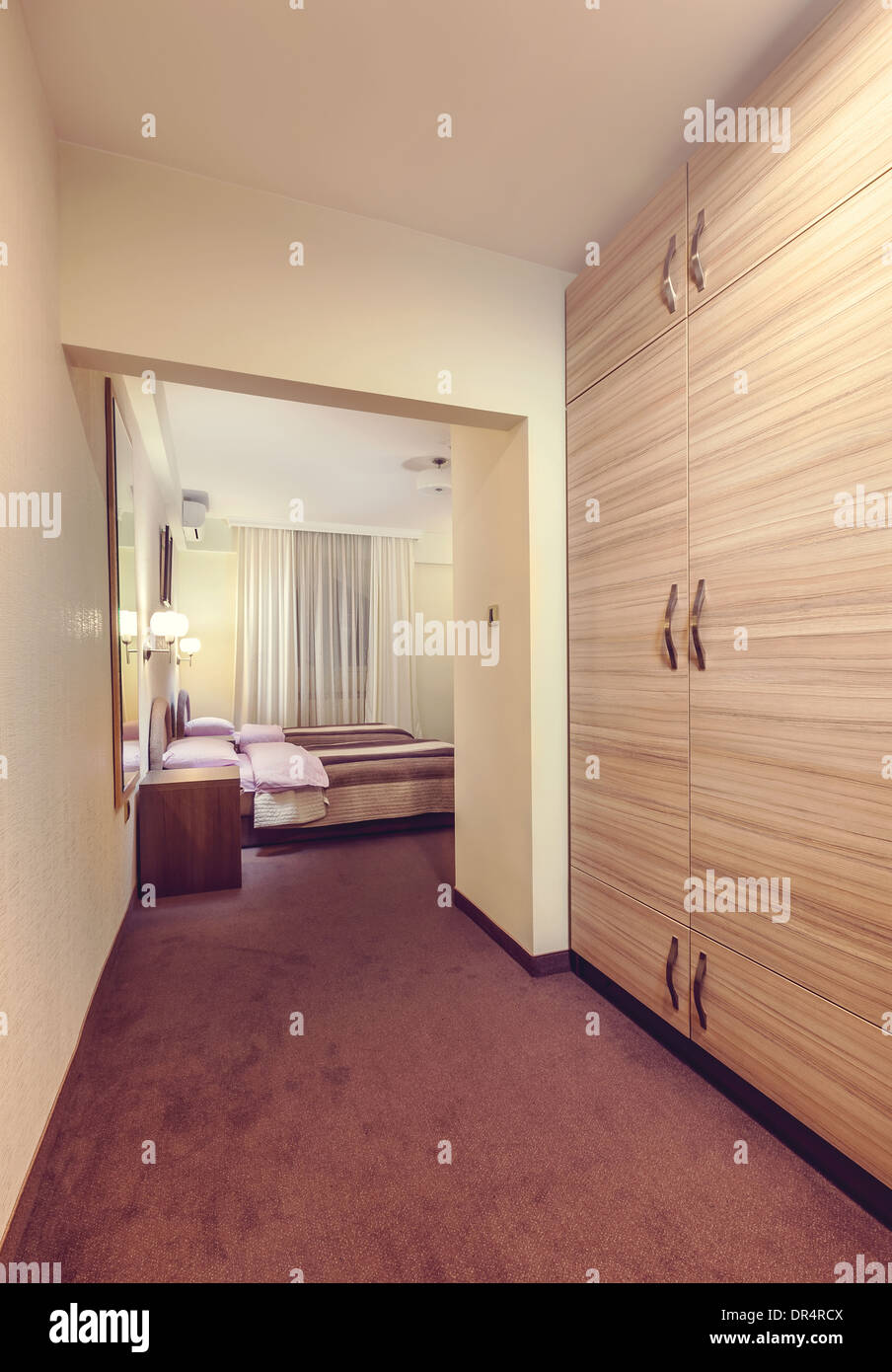 Interior of a hotel room, modern and clean Stock Photo - Alamy