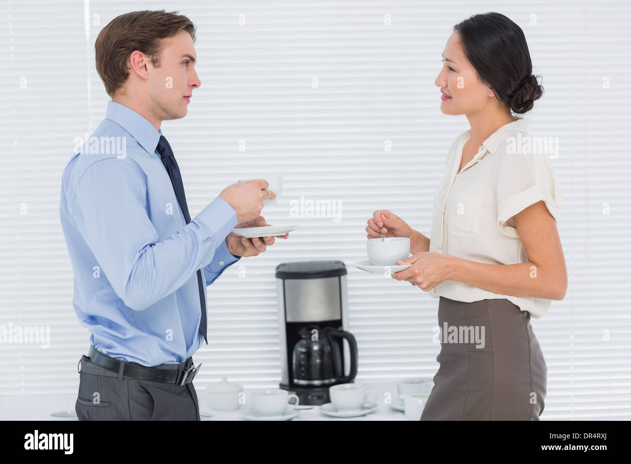 Tea break office hi-res stock photography and images - Alamy