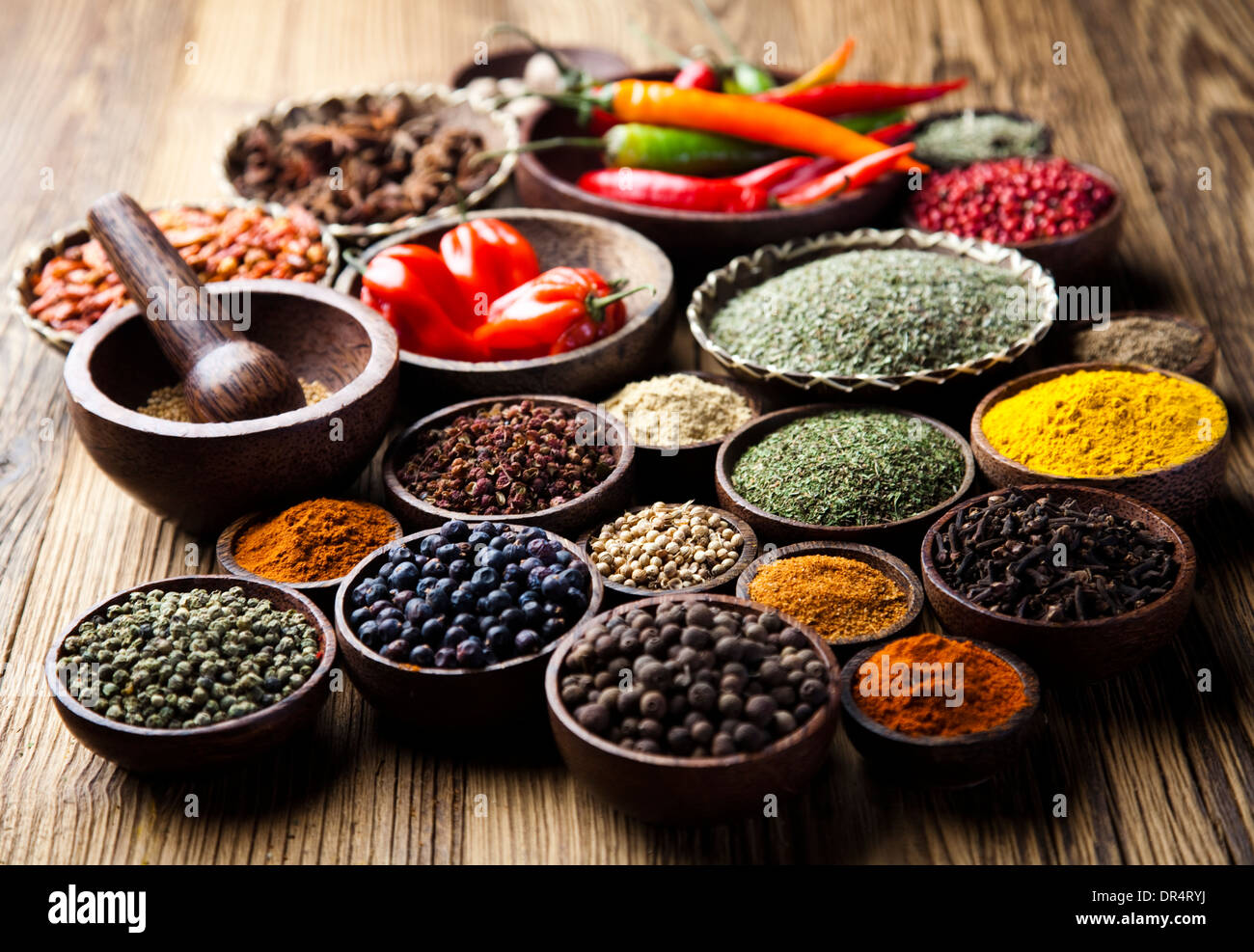Spices, Cooking ingredient Stock Photo - Alamy
