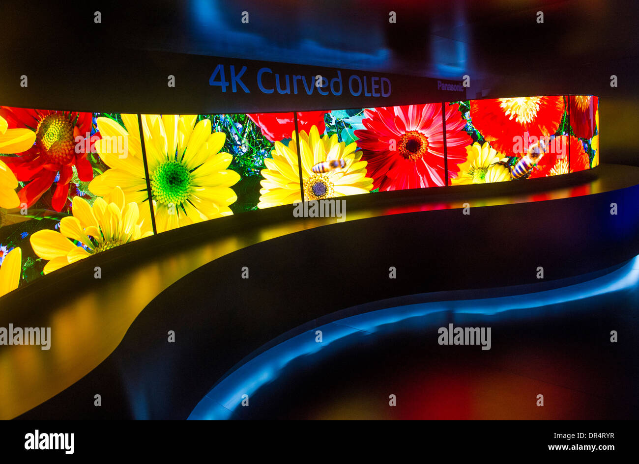 The Panasonic booth at the CES show in Las Vegas Stock Photo - Alamy