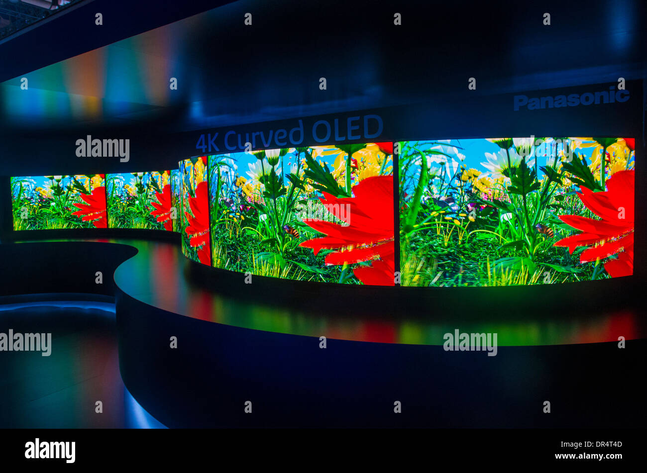The Panasonic booth at the CES show in Las Vegas Stock Photo - Alamy