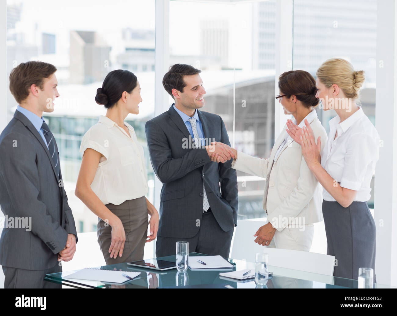 Handshake after job interview hi-res stock photography and images - Alamy