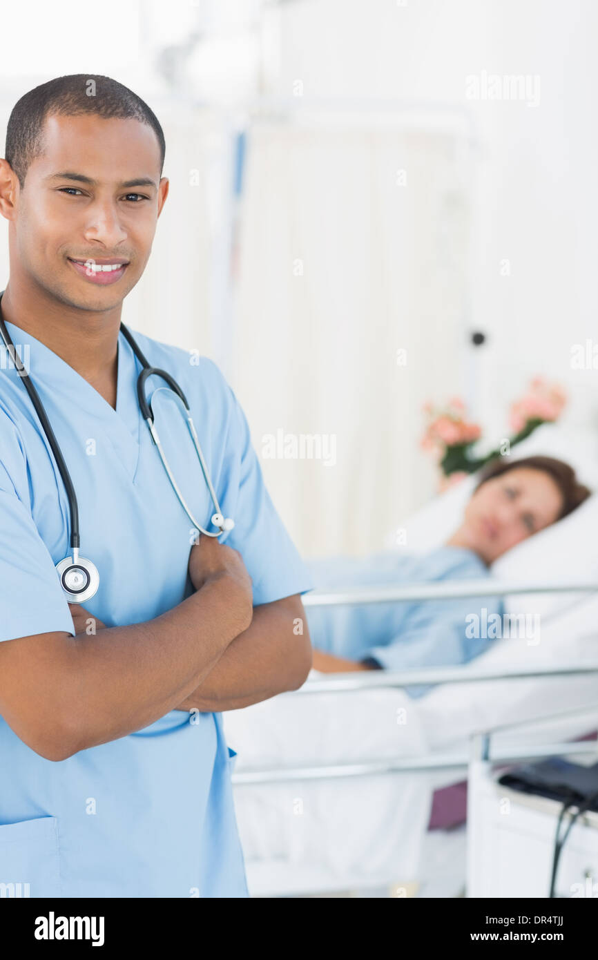 Smiling patient hospital hi-res stock photography and images - Alamy