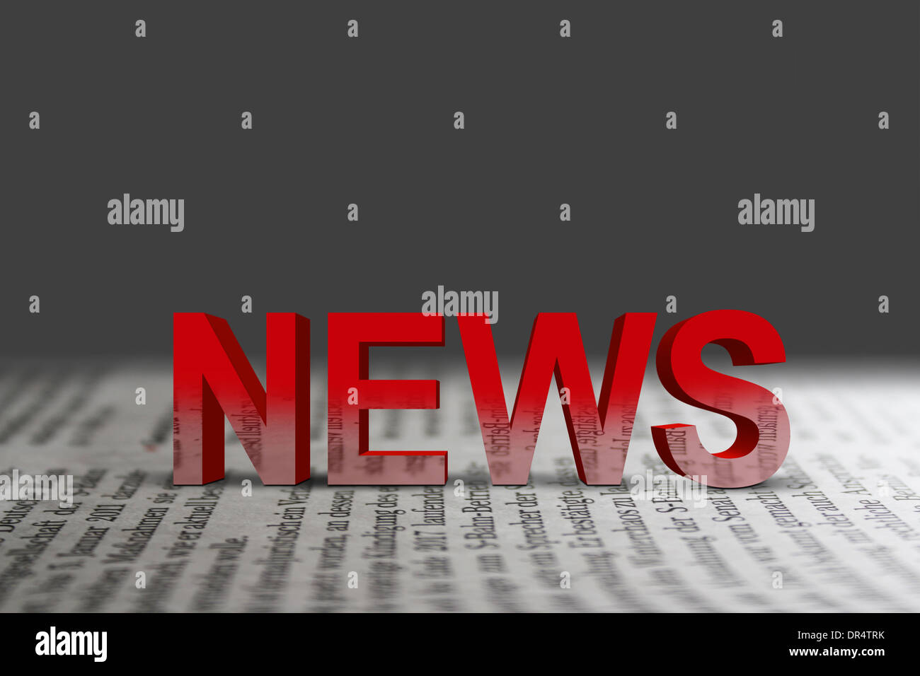 red news word on newspaper Stock Photo - Alamy