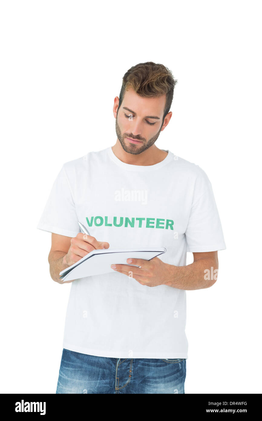 Handsome young hispanic man volunteering hi-res stock photography and ...