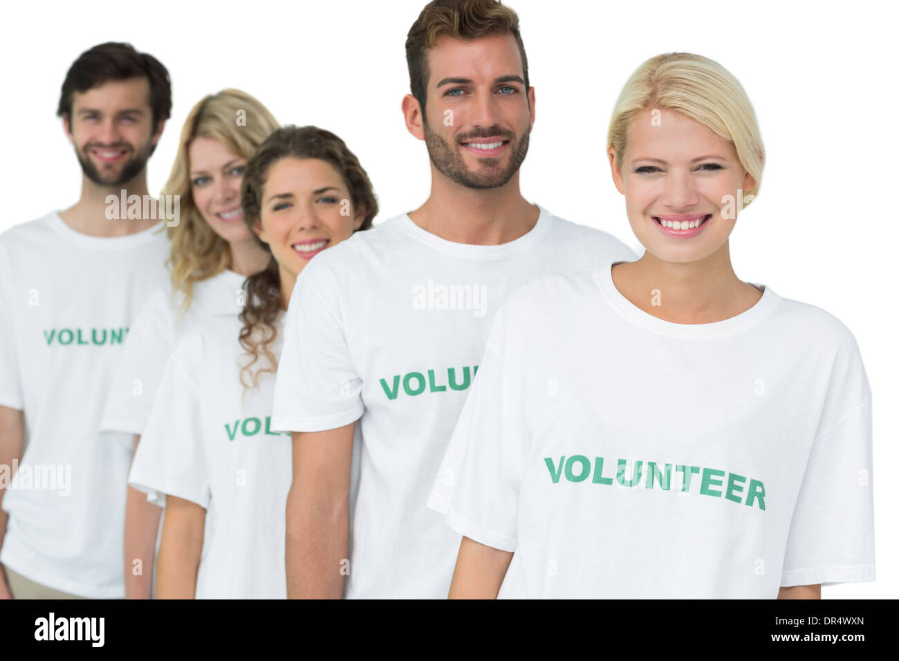 Group young volunteers in hi-res stock photography and images - Alamy