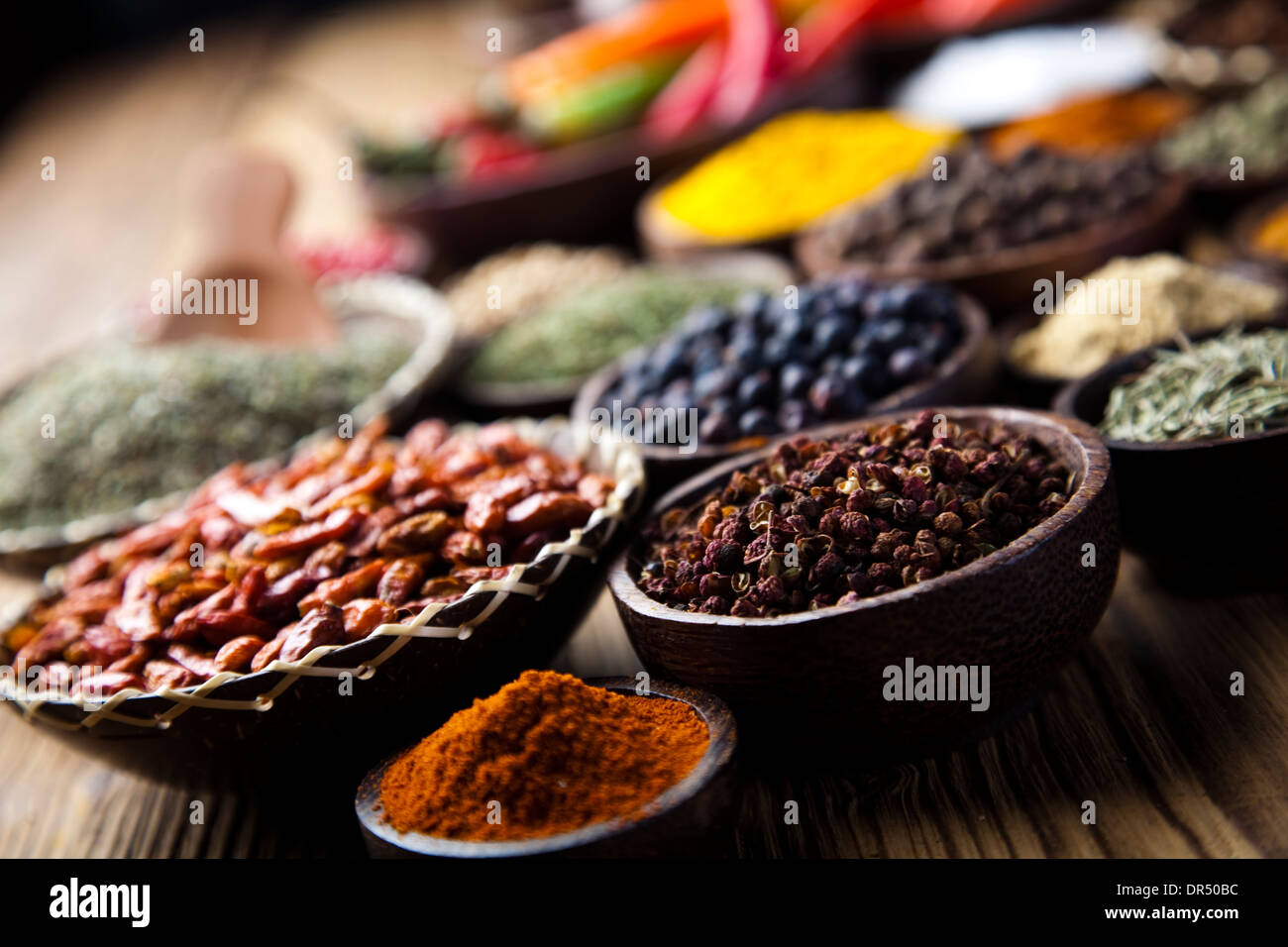 Spices, Cooking ingredient Stock Photo - Alamy