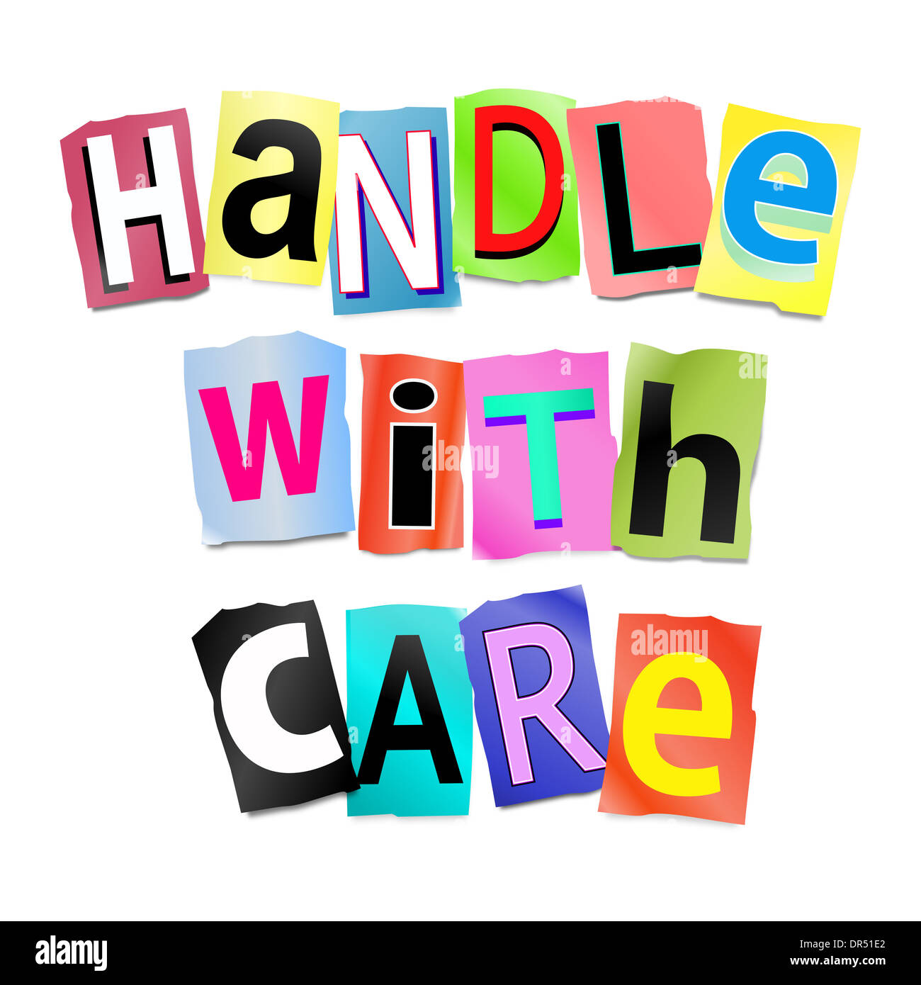 Handle with care Stock Photo - Alamy