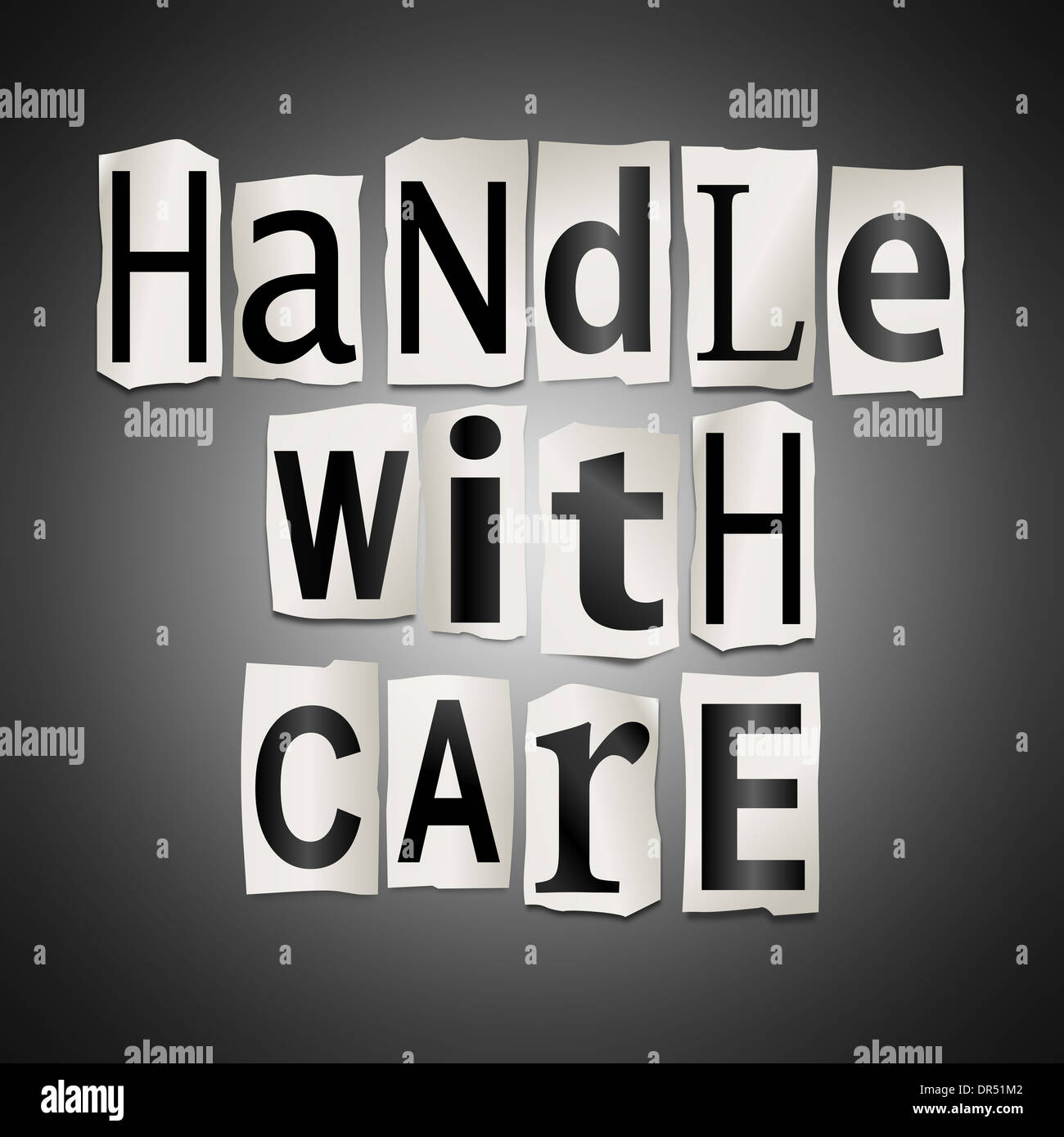 Handle with care Stock Photo - Alamy