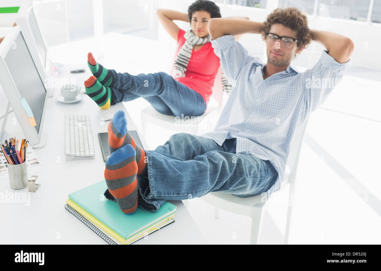 Female legs office hi-res stock photography and images - Alamy