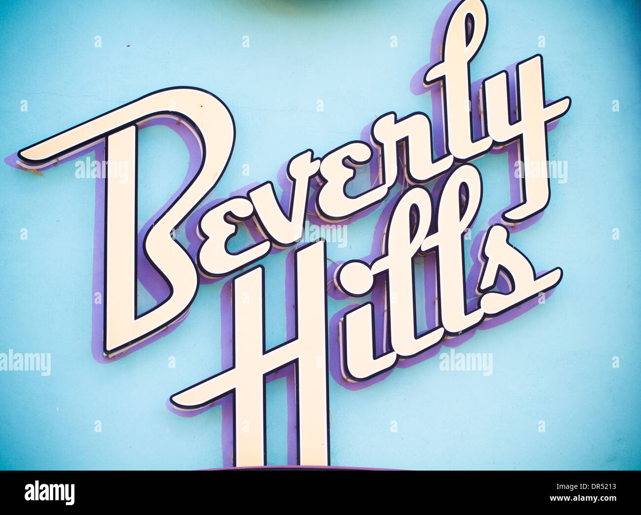 Beverly hills sign shield hi-res stock photography and images - Alamy