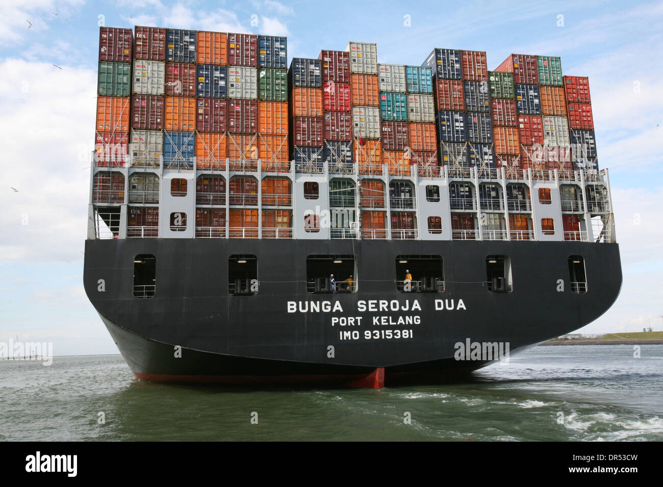 Amsterdam, Netherlands - Container transport Stock Photo - Alamy