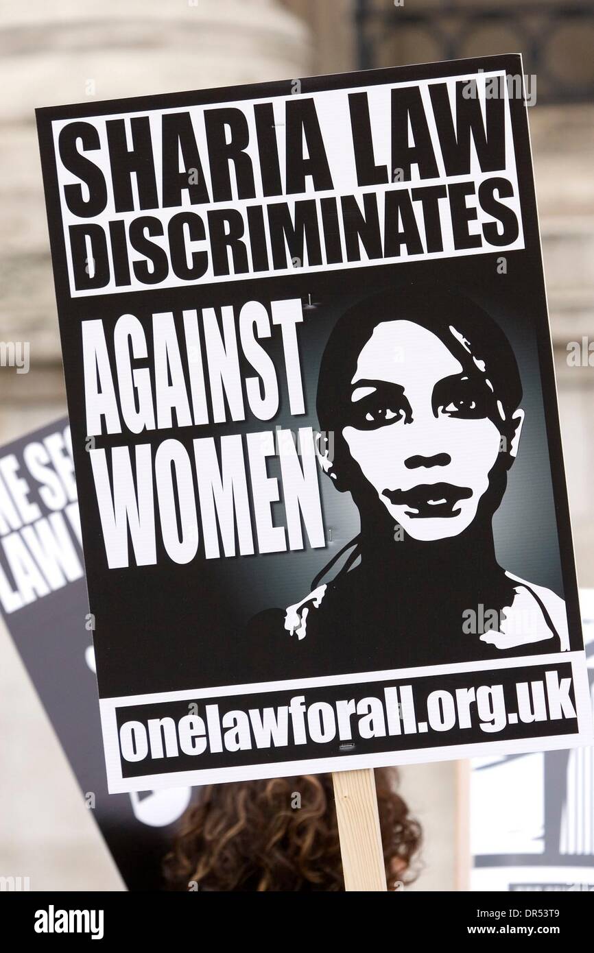 Mar 07, 2009 - London, England, United Kingdom - Anti-sharia law ...