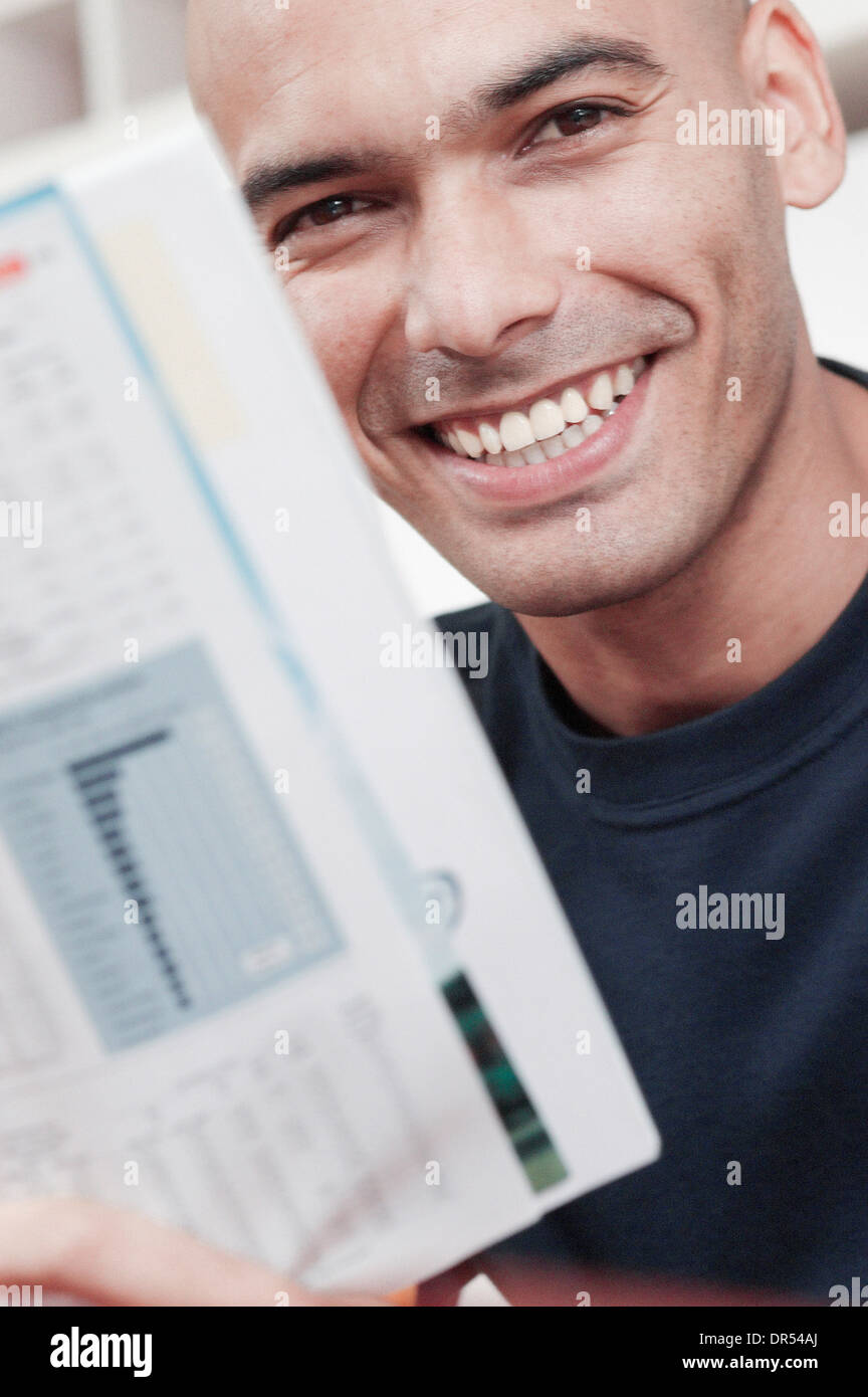 Holding magazine on head hi-res stock photography and images - Alamy