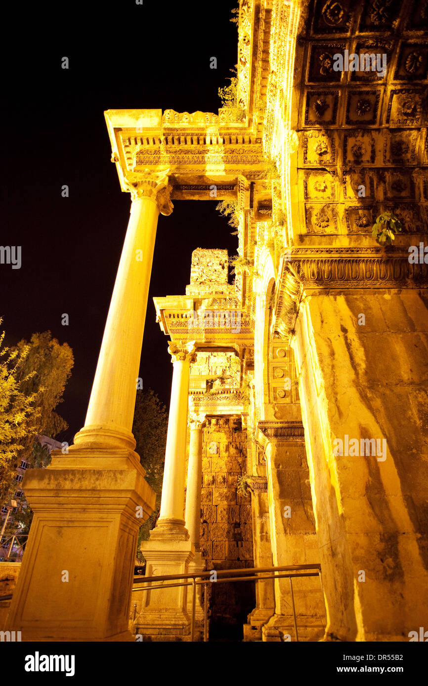 Hadrianus Gate Antalya Turkey Stock Photo - Alamy