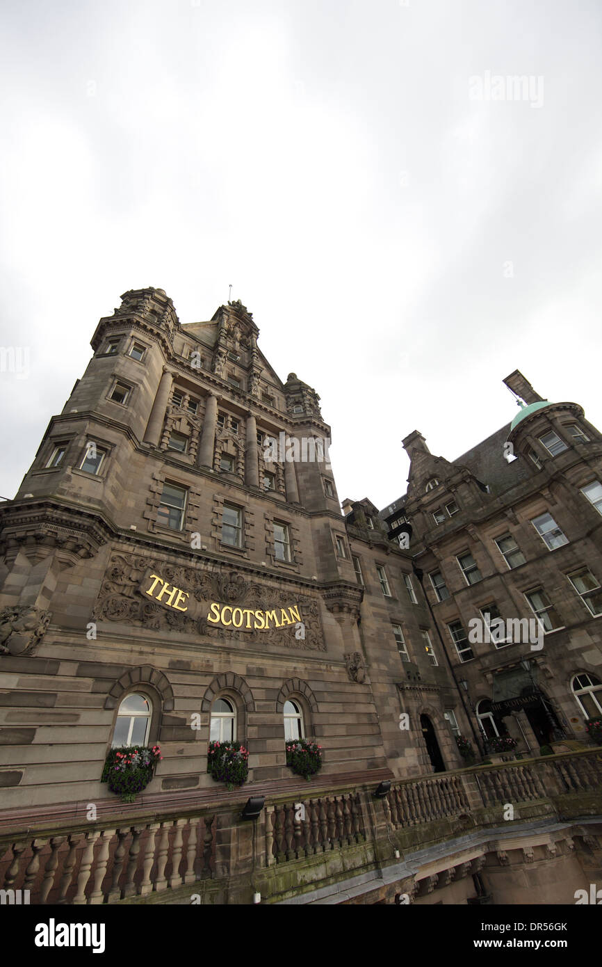 Edinburgh offices of the famous newspaper. The Scotsman building ...