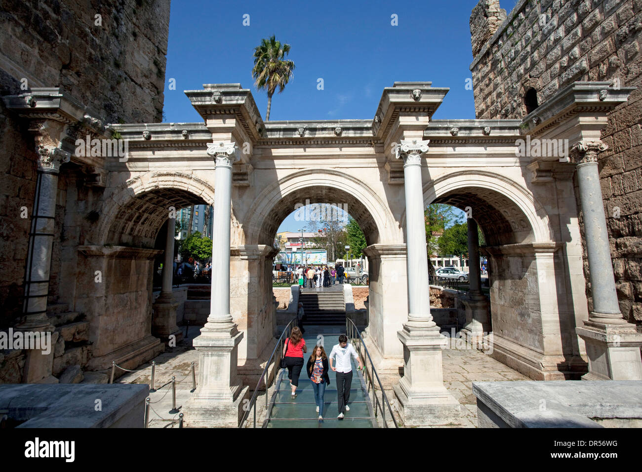 Hadrianus Gate Antalya Turkey Stock Photo - Alamy