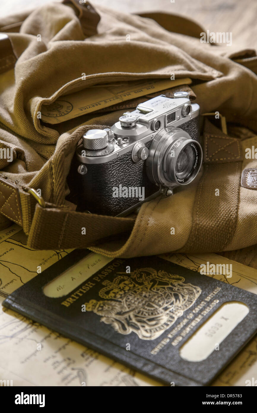 Vintage travel photography concept Stock Photo - Alamy