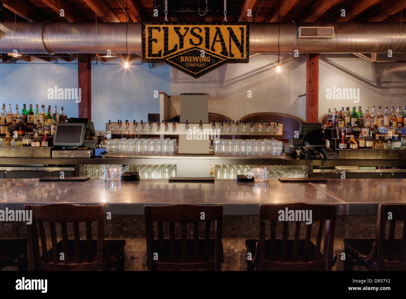 Hanging bar sign hi-res stock photography and images - Alamy