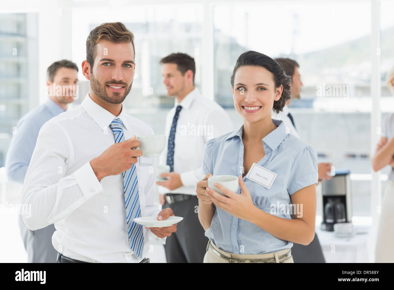 Tea break office hi-res stock photography and images - Alamy