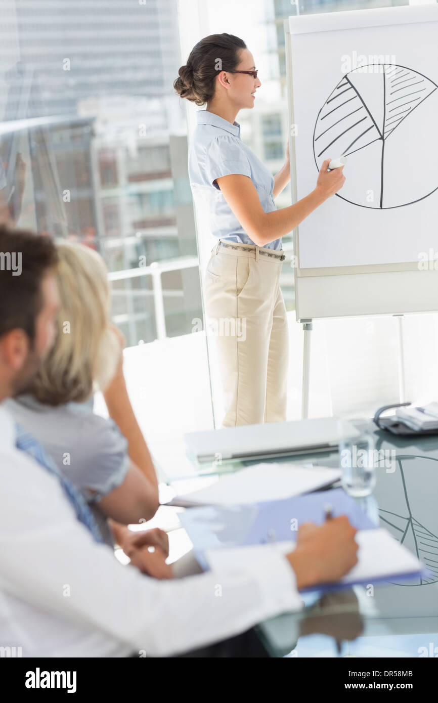 Business people in office at presentation Stock Photo - Alamy