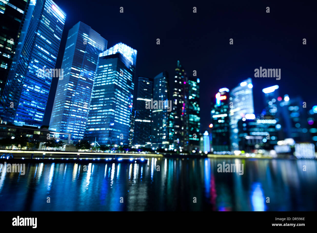 Cityscape of Singapore, financial centre Stock Photo - Alamy