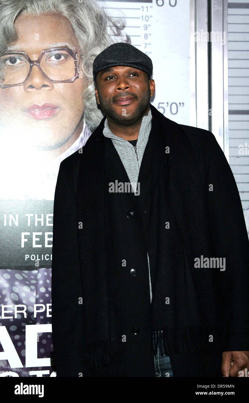 TYLER PERRY ARRIVES FOR THE PREMIERE OF ''MADEA GOES TO JAIL'' AT THE ...