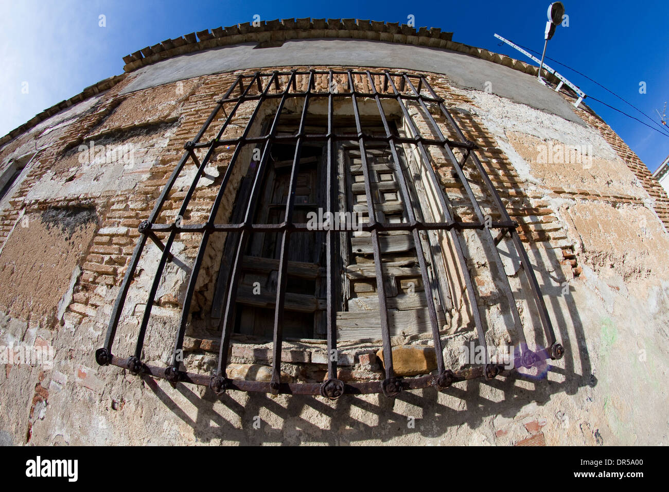 Street with houses made of mud, rural town Stock Photo - Alamy