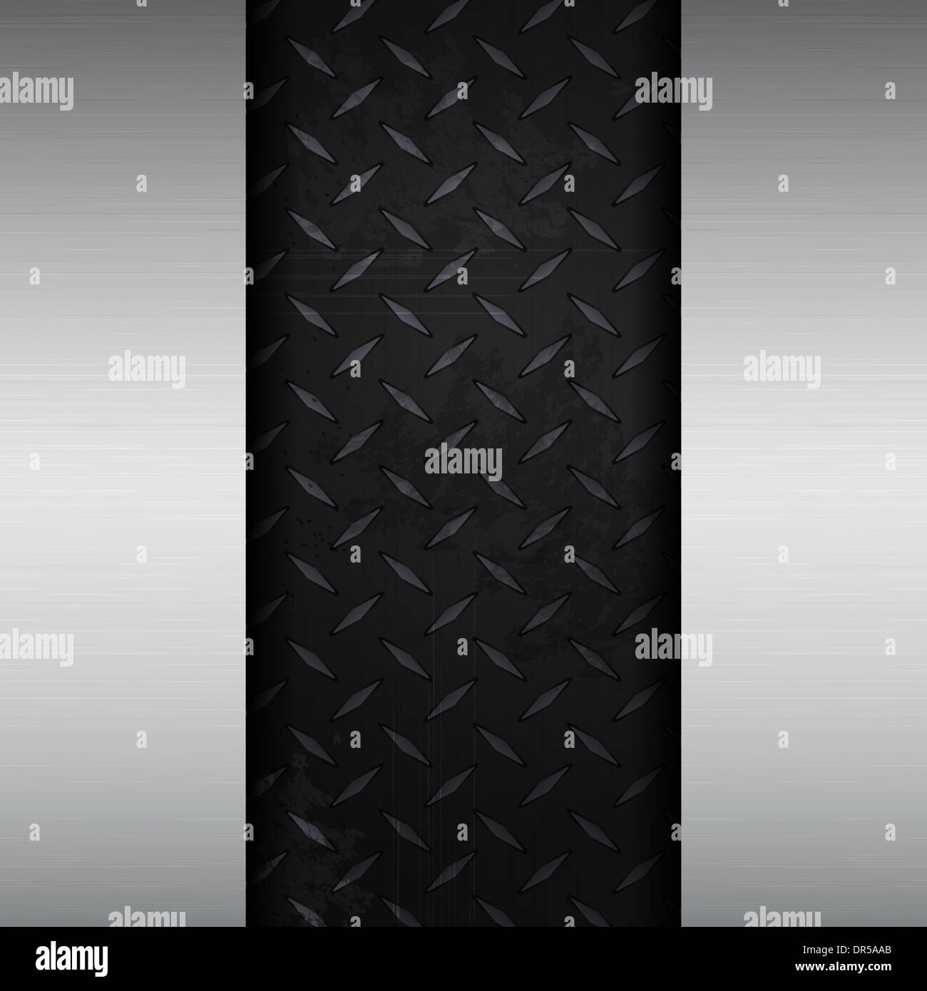 metallic black diamond plate background brushed metal panels Stock ...