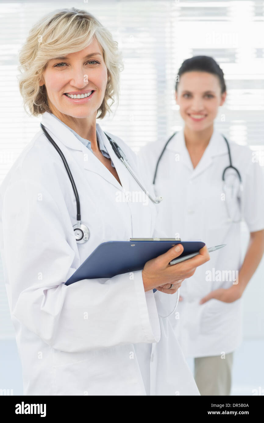 Beautiful woman doctor short hair hi-res stock photography and images ...