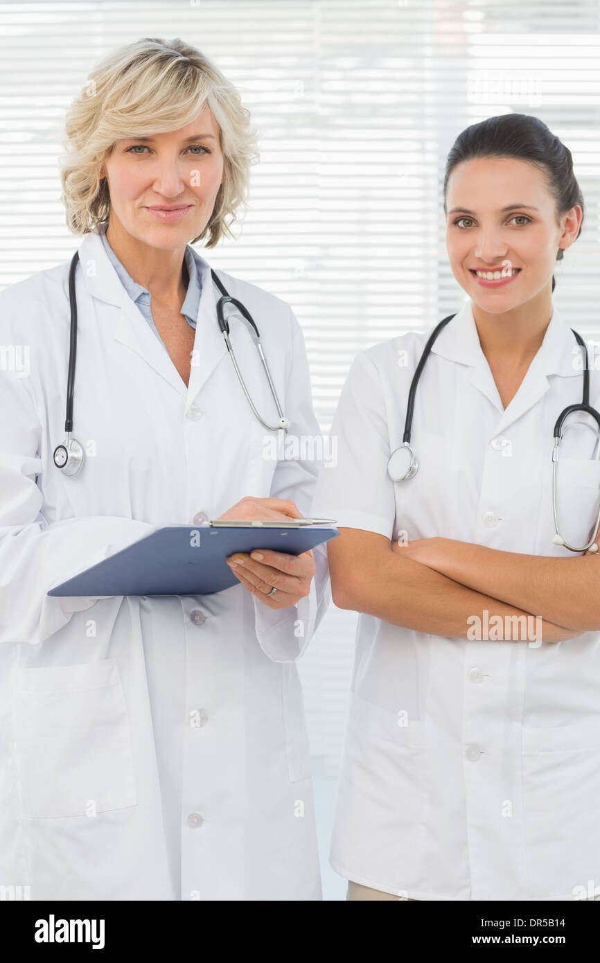 Portrait of two confident female doctors Stock Photo - Alamy