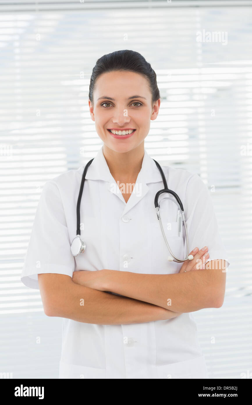 Beautiful smiling doctor woman hi-res stock photography and images - Alamy