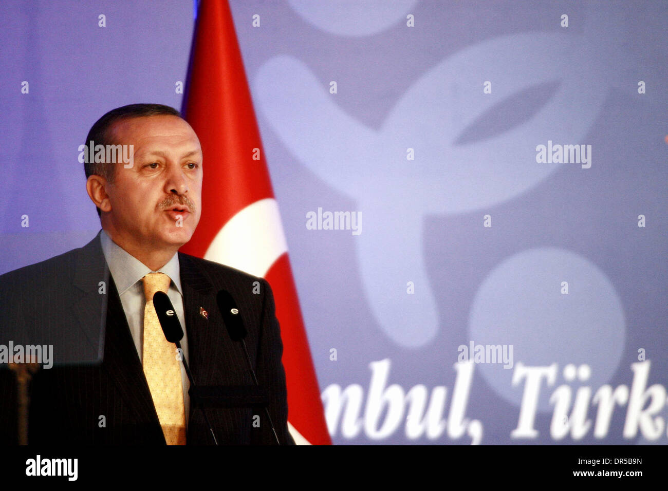 Apr 06, 2009 - Istanbul, Turkey - Turkish Prime Minister RECEP TAYYIP ...