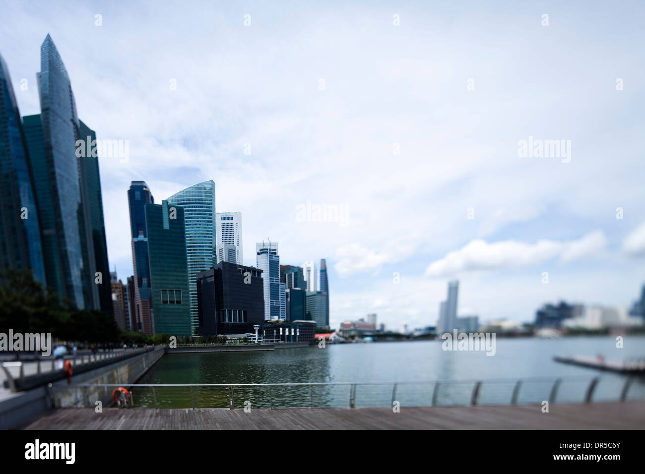 Singapore business district Stock Photo - Alamy