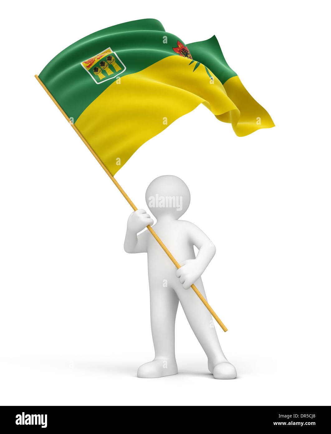 Saskatchewan flag Cut Out Stock Images & Pictures - Alamy