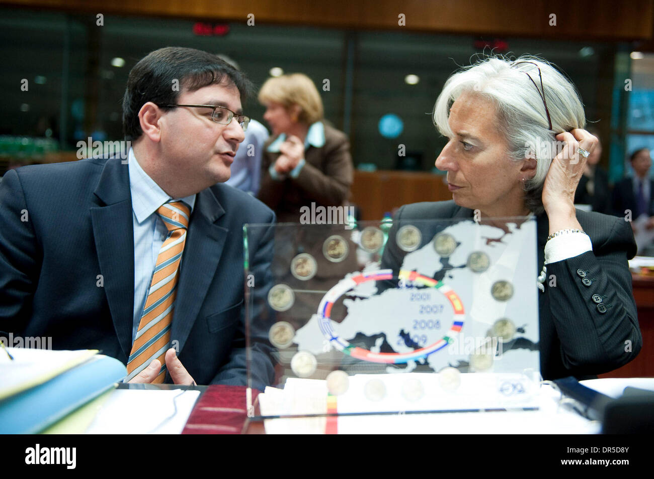 Feb 10, 2009 - Brussels, Belgium - Maltese Finance Minister TONIO ...