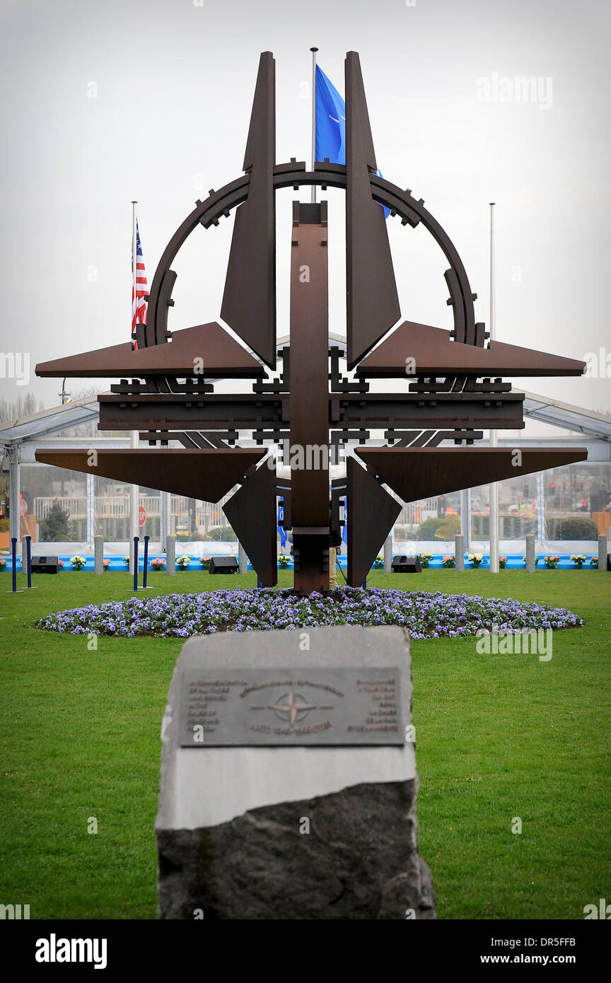 North Atlantic Treaty Organization (NATO) headquarters in Brussels ...