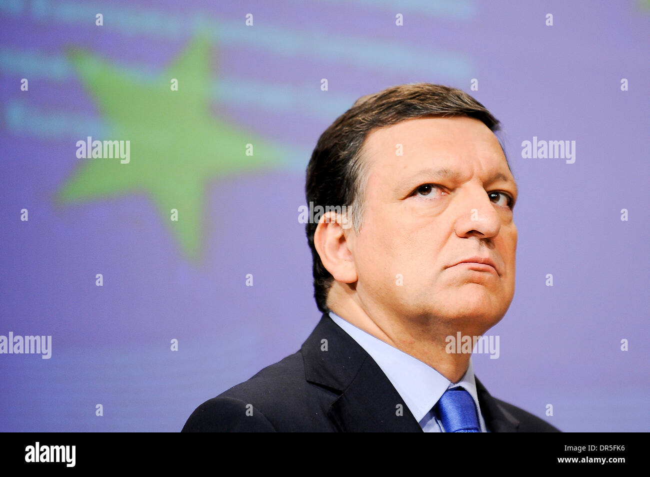 European Commission President Portuguese Jose Manuel Barroso speaks ...
