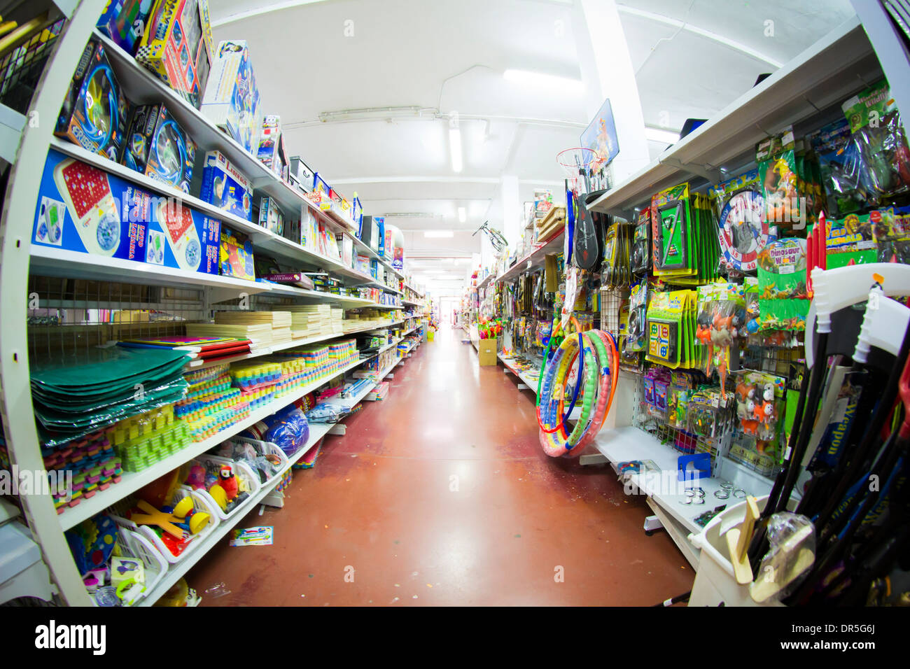 Shop with many products, large retail store Stock Photo - Alamy