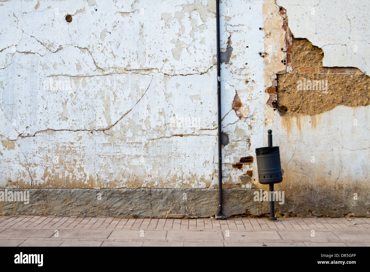 old street with rusty wall Stock Photo - Alamy