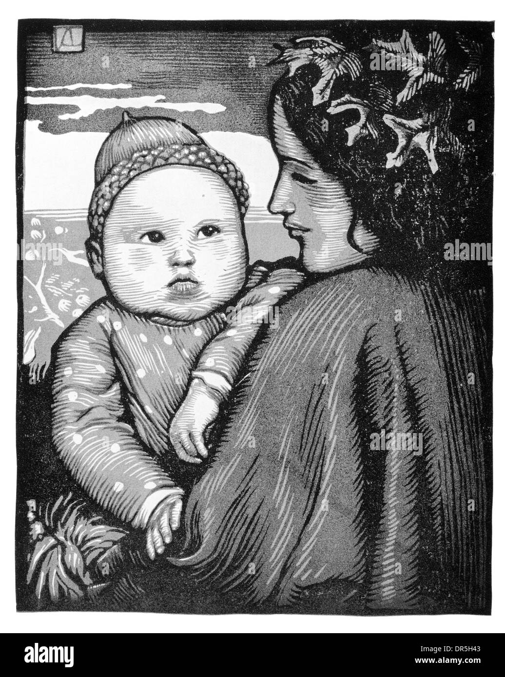 Vintage litho card hi-res stock photography and images - Alamy