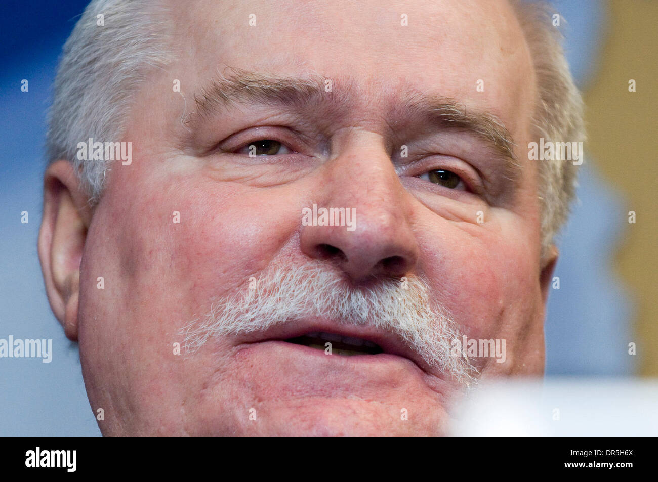 Former polish president lech walesa during hi-res stock photography and ...