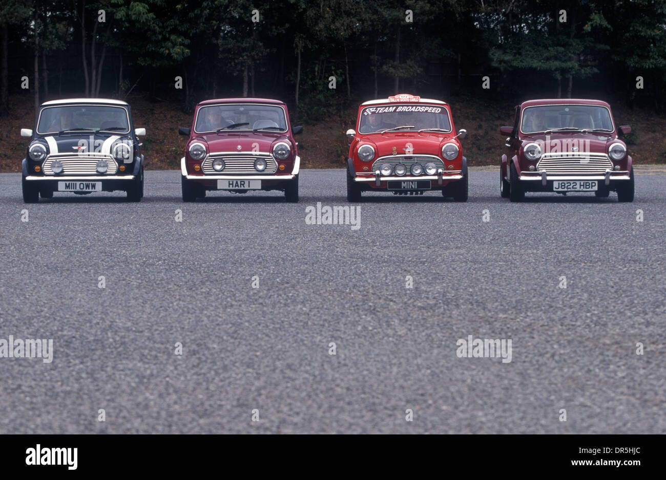 Mini Specials Left to Right. Mini Cooper Radford Mini Broadspeed Mini ...