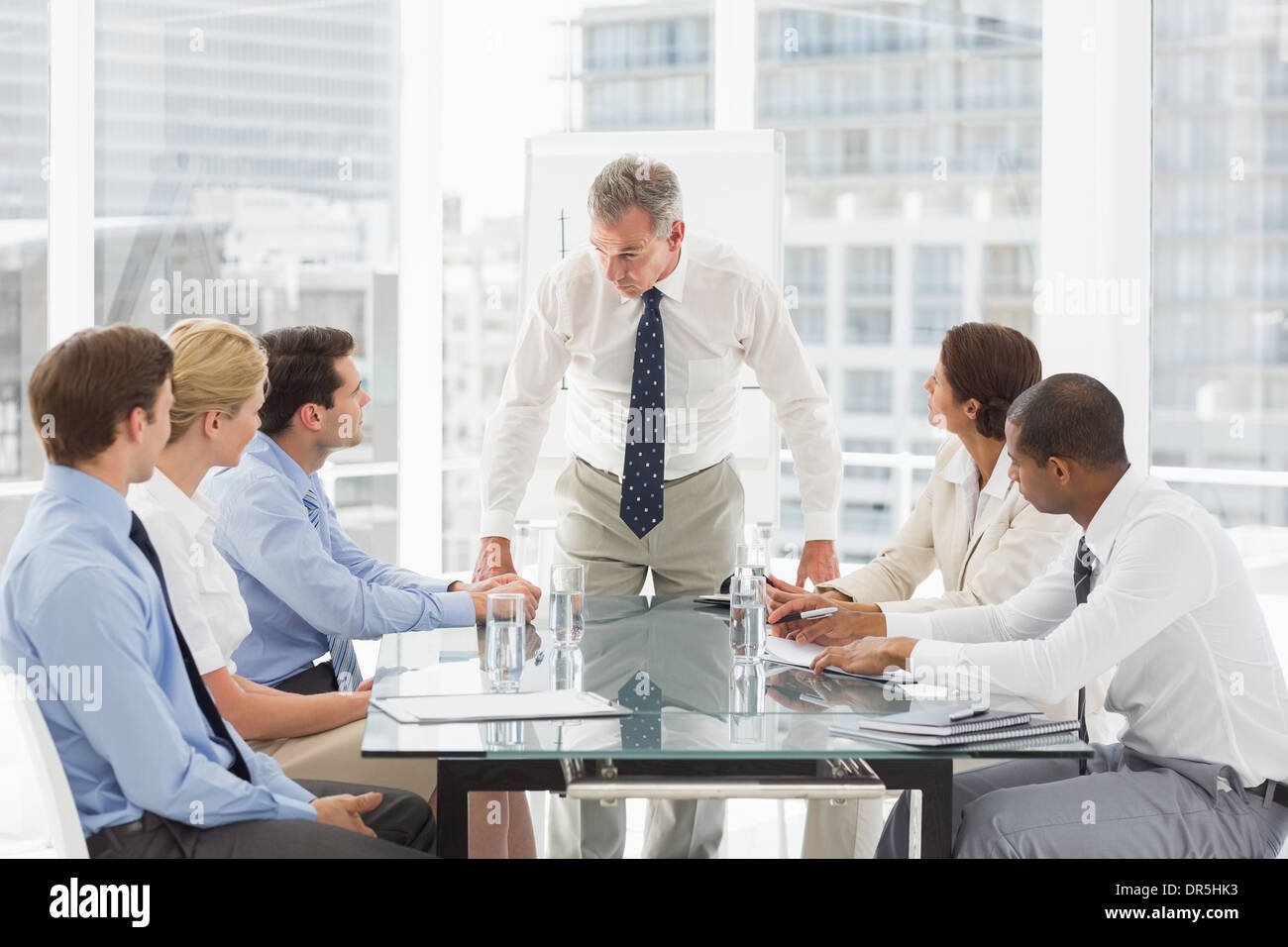 Stern woman boss hi-res stock photography and images - Alamy