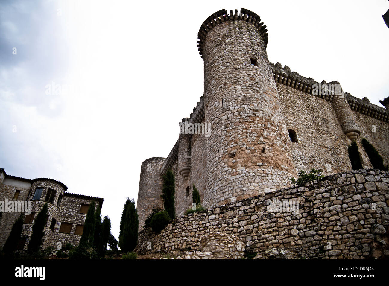 Torija´s Castle in Spain, medieval building Stock Photo - Alamy