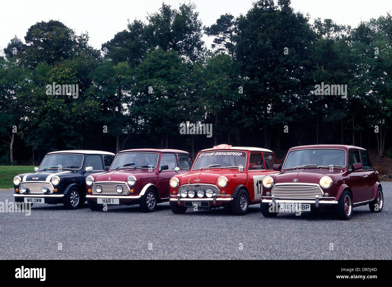 Mini Specials Left to Right. Mini Cooper Radford Mini Broadspeed Mini ...